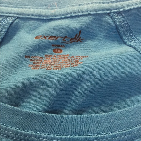 exertek | Tops | New With Tags Exertek Womens X Blue | Poshmark